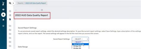 Data Quality Reports Housing Forward