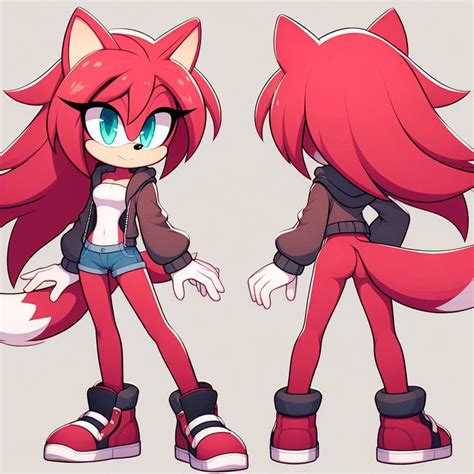 Female Sonic Ai Oc 5 By Fyreboi04 On Deviantart
