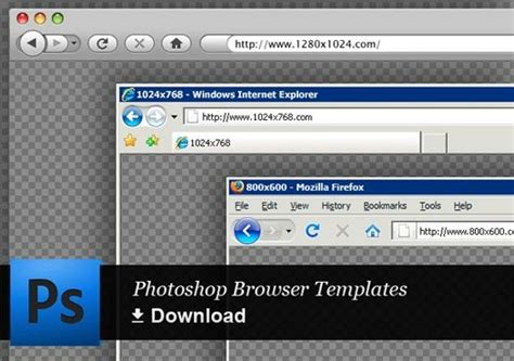 free psd browser templates