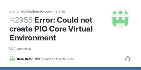 Error Could Not Create Pio Core Virtual Environment · Issue 2955