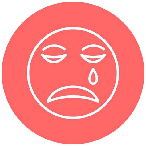 Vector Design Embarrassed Icon Style Premium Vector