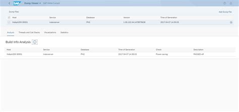 The Sap Hana Cockpit Dump File Viewer Sap Community