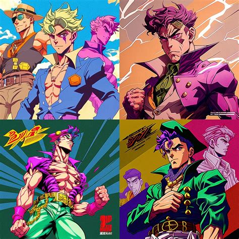 Jojos Bizarre Adventure Midjourney Style Andrei Kovalevs Midlibrary 20