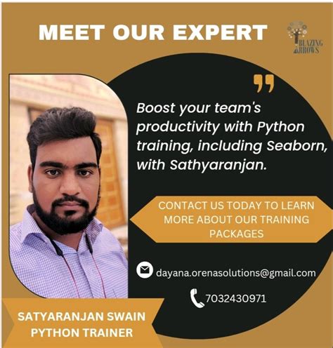 Orena Solutions On Linkedin Pythontraining Codingskills Coding Blazingarrows