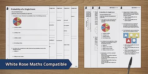 Probability Of A Single Event Teacher Made Twinkl