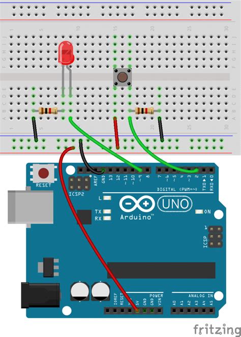 push button con arduino automatización para todos