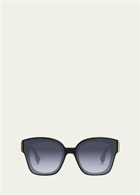 Fendi Oversized F Logo Acetate Cat Eye Sunglasses Bergdorf Goodman