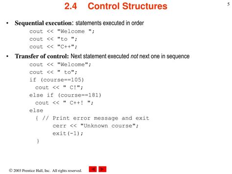 Ppt Chapter 2 Control Structures Powerpoint Presentation Free Download Id3980058