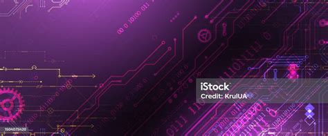 기술 및 과학 주제에 대한 추상적 배경 디지털 코드를 사용하여 다양한 테크노 세부 사항 0명에 대한 스톡 벡터 아트 및 기타 이미지 0명 Cpu 가상현실 Istock