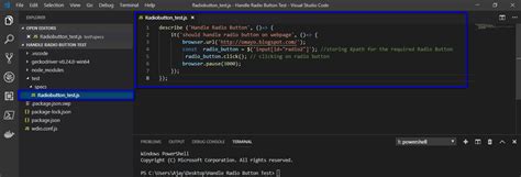 Webdriverio Handling Radio Button Qafox