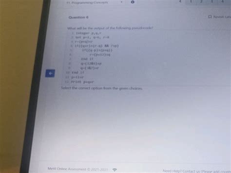 What Will Be The Output Of The Following Studyx