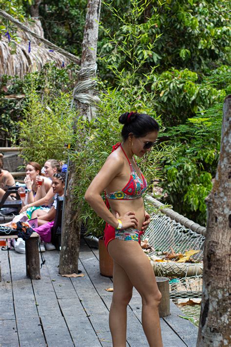 무료 이미지 여자 비키니 휴가 여름 나무 배꼽 속옷 복부 식물 관광 여행 여가 트렁크 수영복 정상 3456x5184