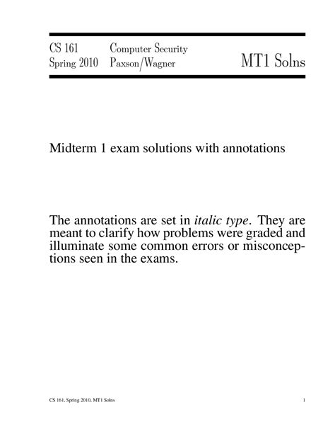 Injection Vulnerabilities Computer Security Solved Exams Docsity