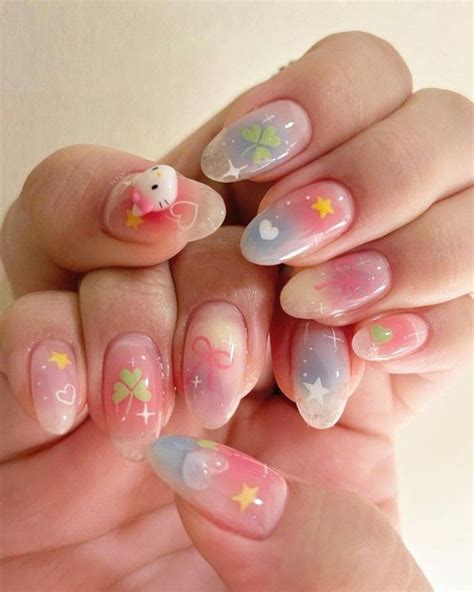 Pin By Sav ･ﾟ On Japanese Korean Nail Inspo Pink Nails Nail Art