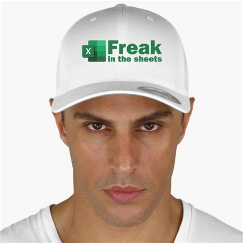 Freak In The Excel Sheets Baseball Cap Customon Customon Freak In The Excel Sheets Baseball Cap Customon Customon