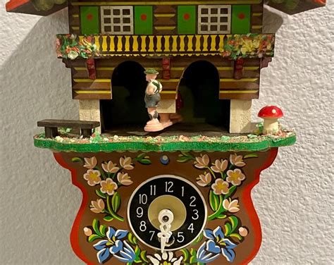 Miniature German Toggili Cuckoo Clock Made In West Germany Read
