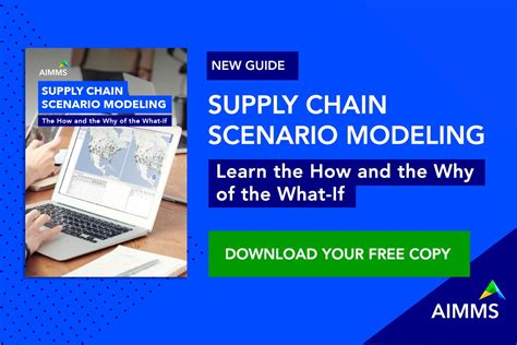 Aimms On Linkedin Aimms Guide Supply Chain Scenario Modeling