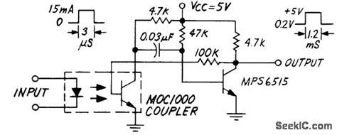 Pulse Stretcher With Isolation Basic Circuit Circuit Diagram