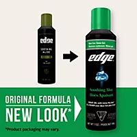 Edge Soothing Aloe Shave Gel For Men 7 Oz Safeway