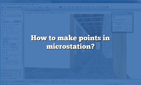 How To Make Points In Microstation Caddikt