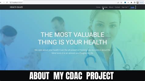my cdac project healthblaze online doctors appointment system cdac project functionality