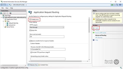 Configuring Iis Reverse Proxy Server Windows Server Ded
