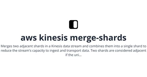 Aws Kinesis Merge Shards Fig