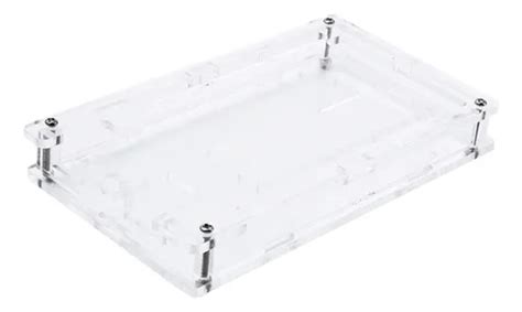 2x case caixa protetora em acrílico para arduino mega 2560 mercadolivre