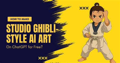 How To Create Studio Ghibli Style AI Images On ChatGPT For Free Webjinnee