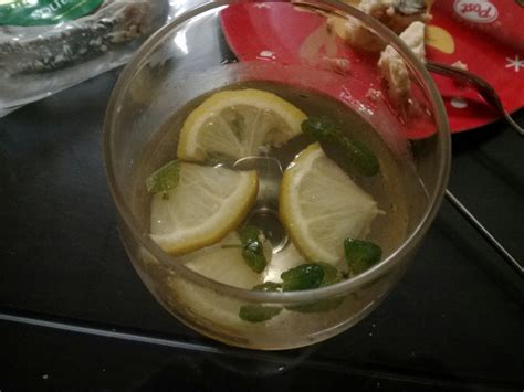 레몬민트얼음모히토맛 얼음 만들기