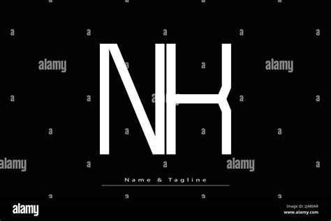 Alphabet Letters Initials Monogram Logo Nk Kn Stock Vector Image And Art Alamy