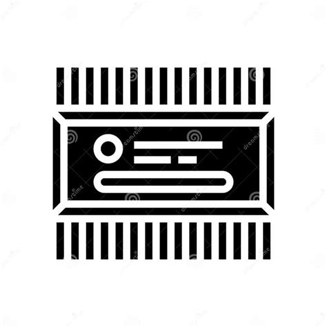 Microcontroller Electrical Engineer Glyph Icon Vector Illustration Stock Vector Illustration