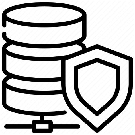 Storage Data Database Protect Shield Icon Download On Iconfinder
