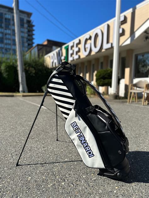 Vessel X Bettinardi Vls Lux Stinger Blackwhite Stand Bag Par Tee Golf