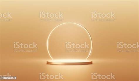 빈 골드 프리젠 테이션 배경 연단 3d 무대 플랫폼 추상 현대 템플릿 제품 스튜디오 장면 또는 기하학적 스탠드 모형 최소한의