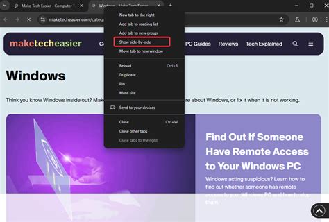 Use The New Chrome Split Tabs Feature For Better Multitasking Make