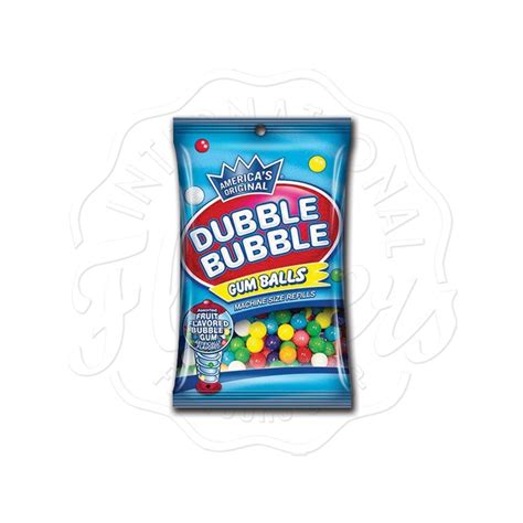 Dubble Bubble Assorted Gum Balls 90g Flavers International Flavours