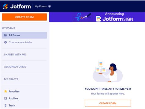 How To Create A New Form With Jotform Techrepublic