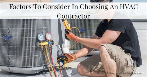 Factors To Consider In Choosing An Hvac Contractor