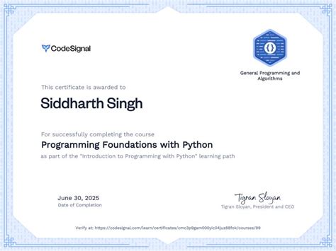 🎉 Excited To Share That Ive Successfully Completed The Programming Foundations With Python