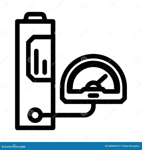 Density Line Icon Gas Particles Grid Sign Line Icons Vector Stock