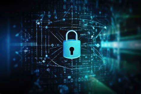 Ai Generated Cyber Security And Data Protection Concept 3d Rendering Double Exposure Data