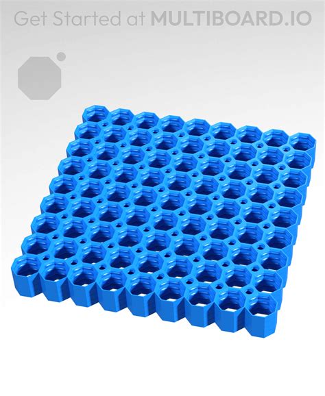 9x9 Multiboard Corner Tile X4 Stack 3d Model By Keep Making On Thangs