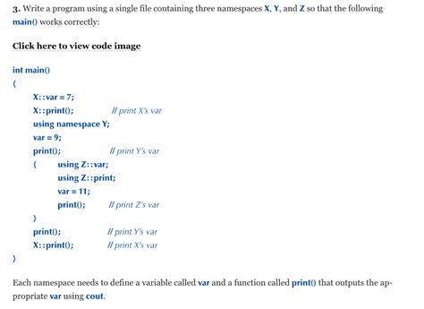 Solved 3 Write Program Using Single File Containing Three