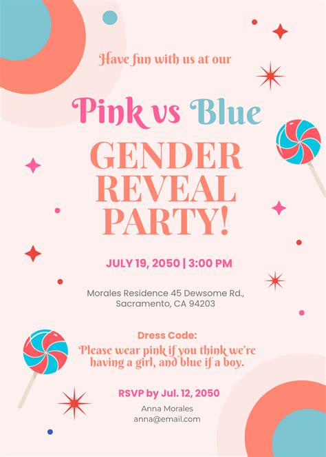 Free Gender Reveal Templates To Edit Online
