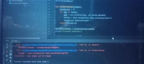 Indexerror List Index Out Of Range Empty Array From Faceencodings · Issue 100 · Ageitgey