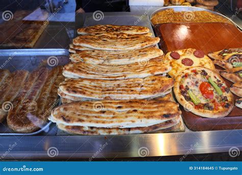 Pide Bread Pita Or Ramazan Pidesi Isa Traditional Turkish Bread Royalty