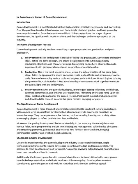 Game Development Pdf
