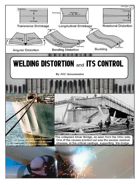 Welding Distortion And Its Control Pdf Construction Welding