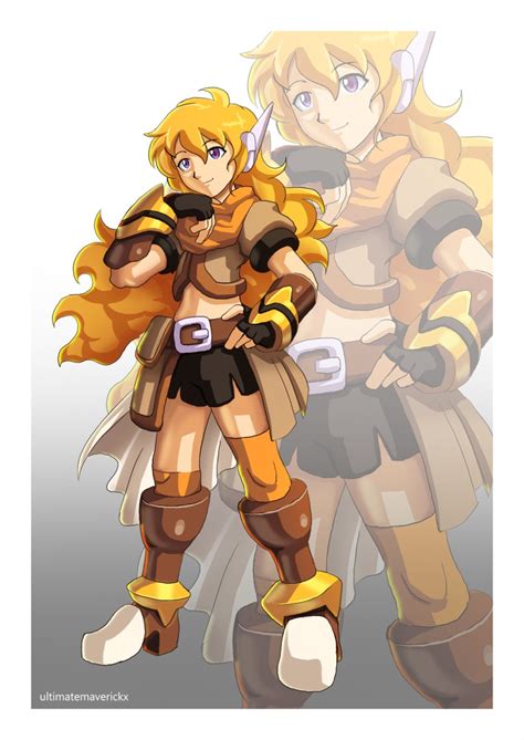 Ultimatemaverickx Yang Xiao Long Mega Man Series Mega Man X